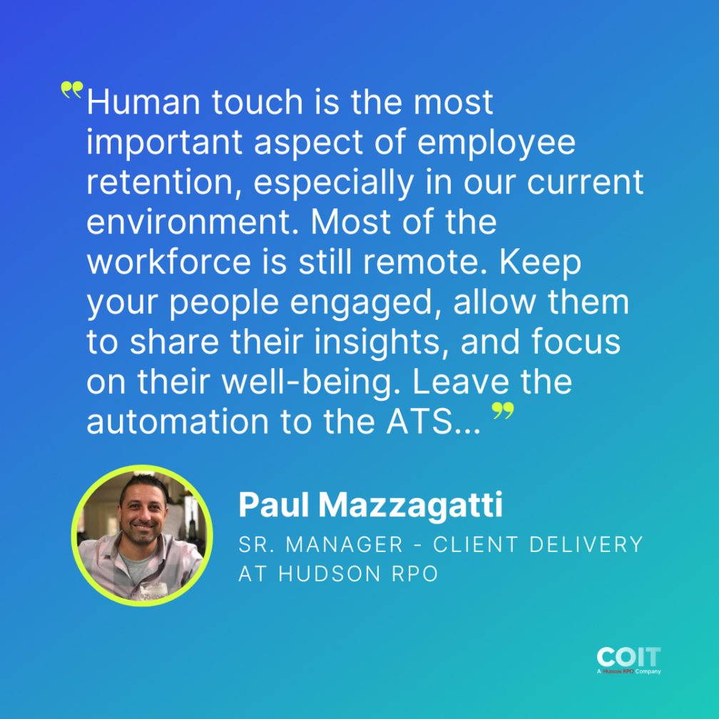 How do you balance the human touch vs automation in recruiting? - Coit ...